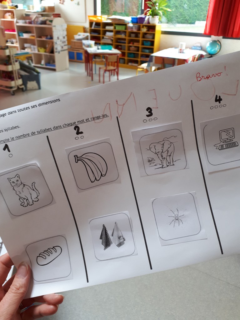 Séquence sur les syllabes orales en grande section – Le blog d'Ann