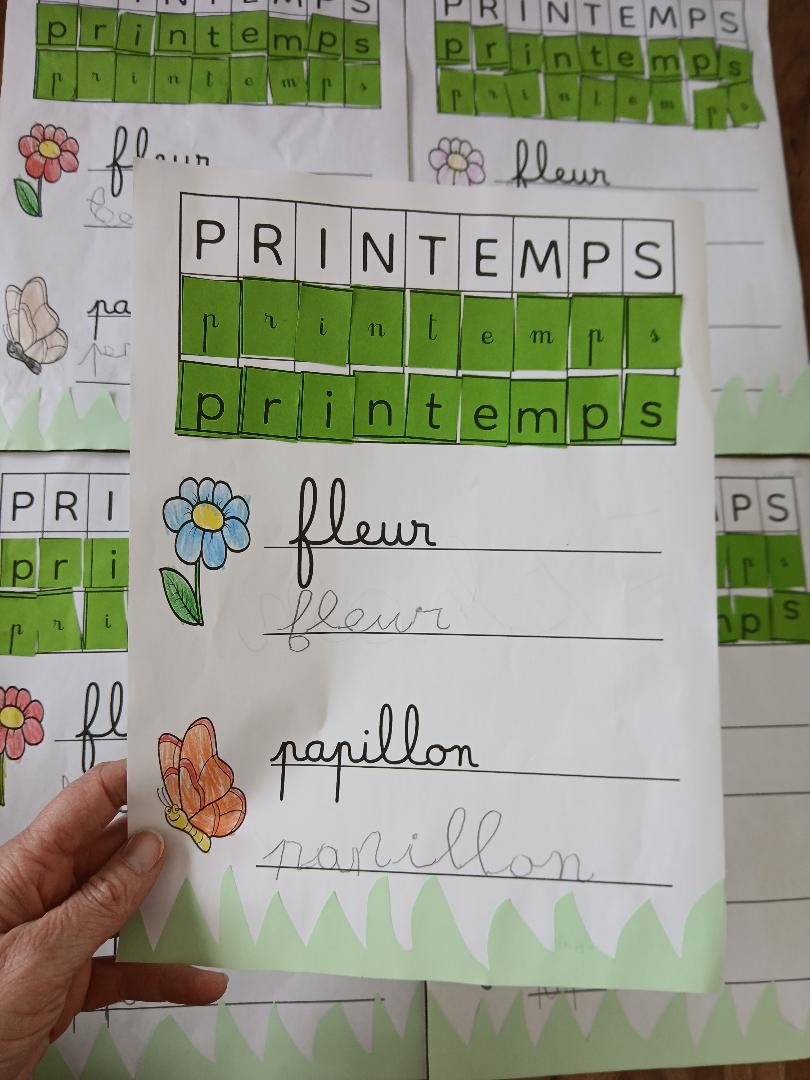 Activités autour du thème du printemps – Le blog d'Ann