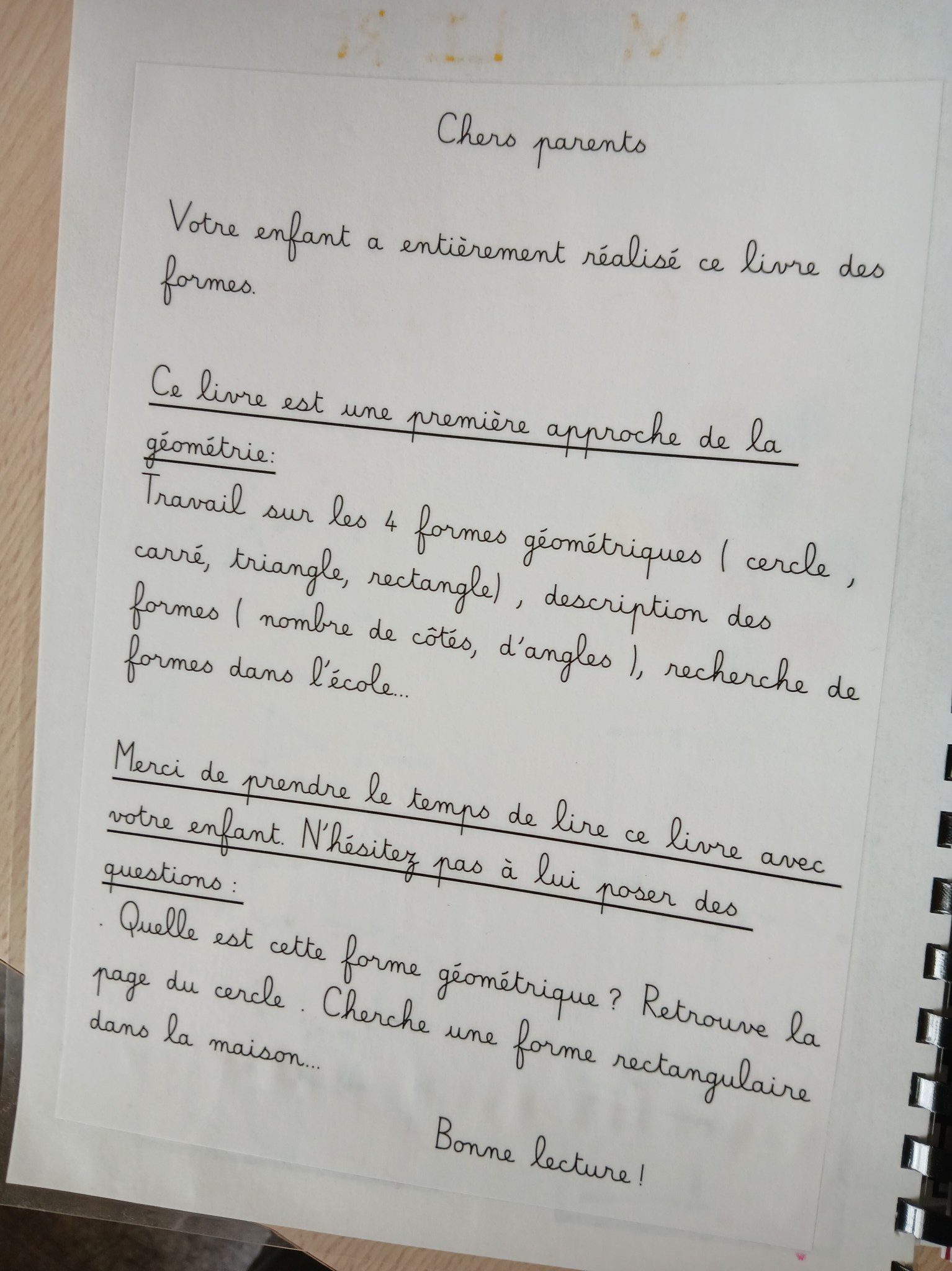 Mon livre des formes géométriques – Le blog d'Ann